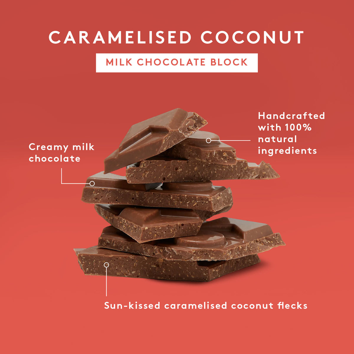 Caramelised Coconut | Milk Chocolate Block – Koko Black Chocolate