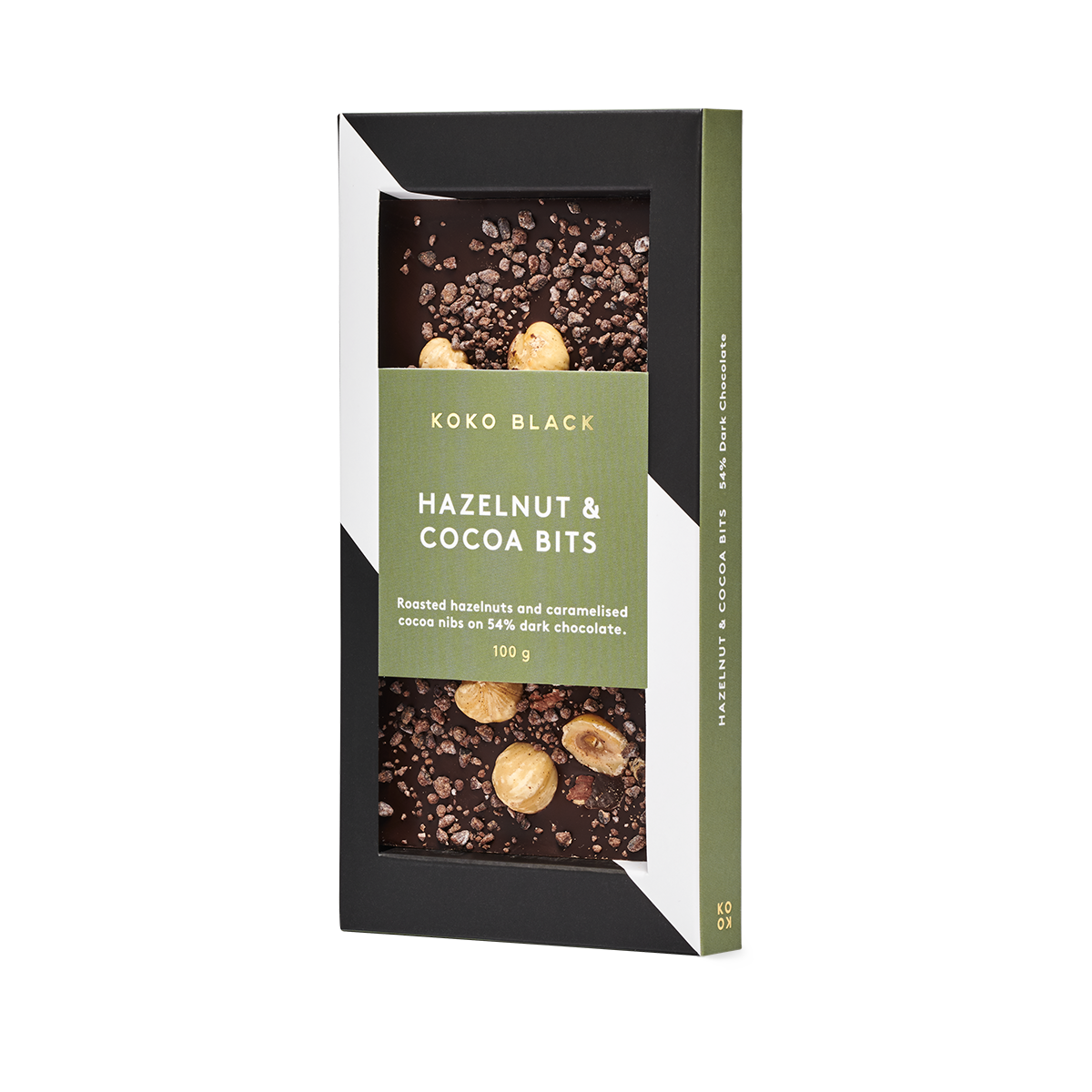 Hazelnut & Cocoa Bits | Dark Chocolate Block – Koko Black Chocolate