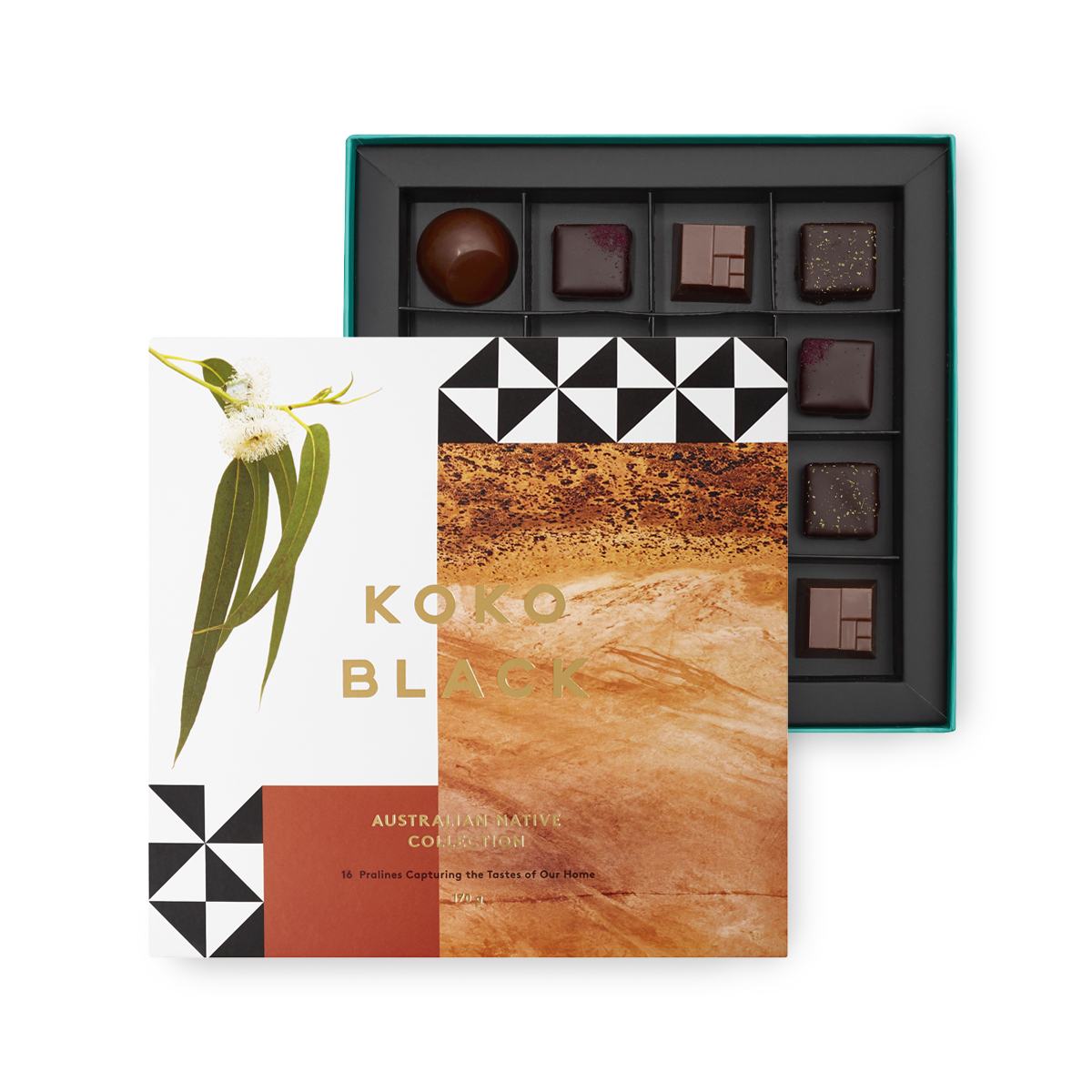 Australian Native Praline Gift Box | 16 Piece – Koko Black Chocolate